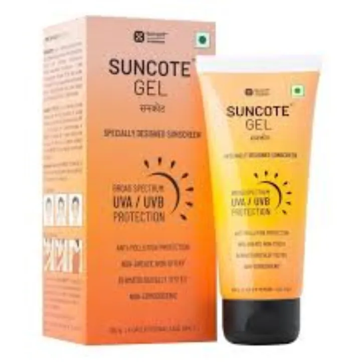 Suncote Gel Sunscreen – Oil-Free Broad Spectrum UVA/UVB Protection ...