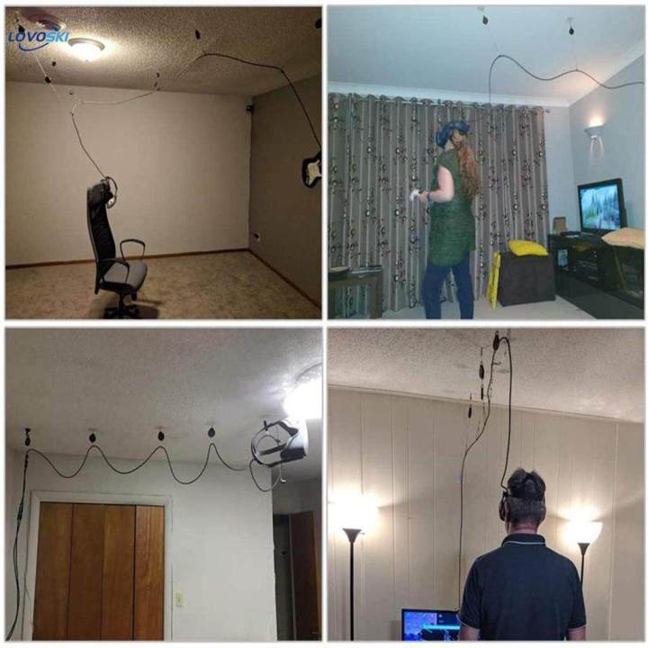 6Pieces Cable Management , Pulley System, Durable to Use | Daraz.lk