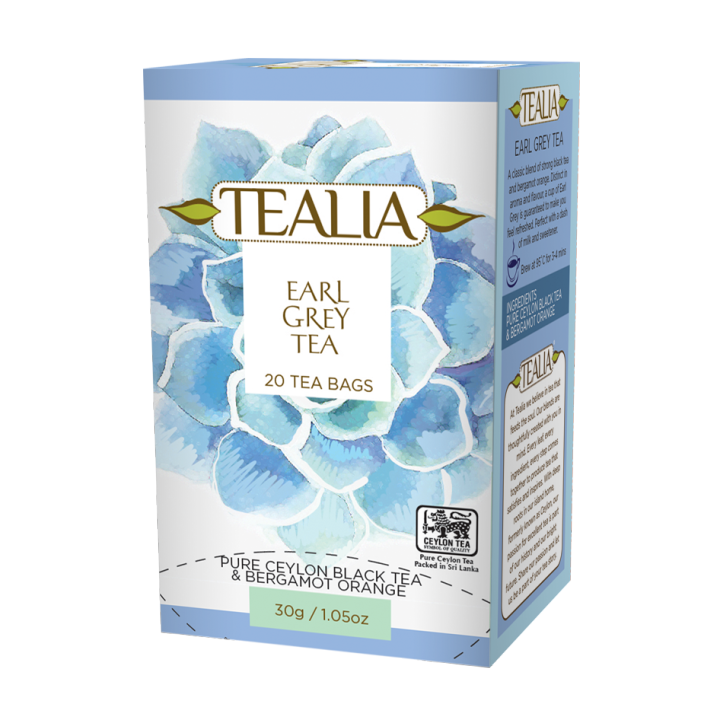 Tealia Earl Grey Tea 20 Enveloped Tea Bags(null) | Daraz.lk