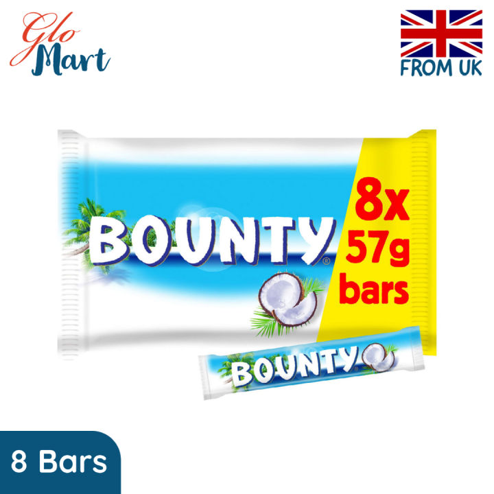 Bounty coconut milk chocolate duo bars 8 bar pack | Daraz.lk