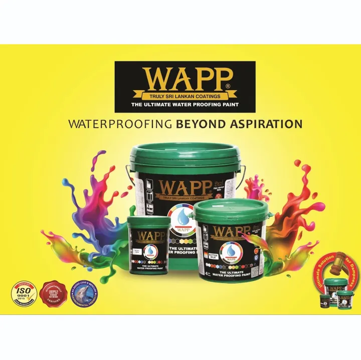 WAPP Waterproofing exterior paint - Red | Daraz.lk