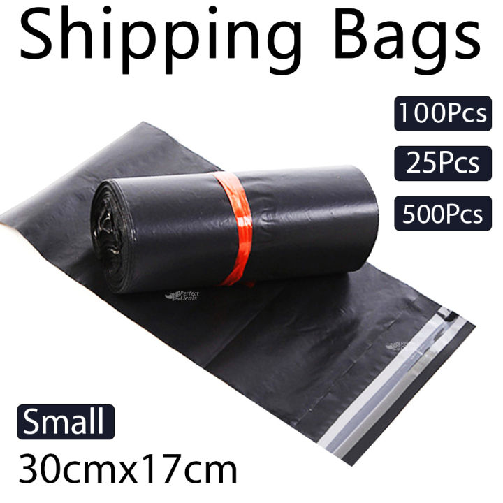 Perfect Poly Mailer Black Color Small Flyers Bundle of 100Pcs 25pcs ...
