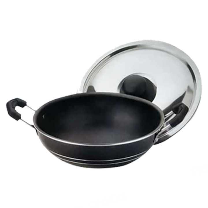 Non Stick Hopper Pan Double Handle | Daraz.lk