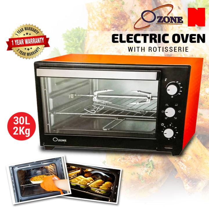 Ozone Electric Oven With Rotisserie & Baking – 3kg 30L -1 Year Warranty | Daraz.lk