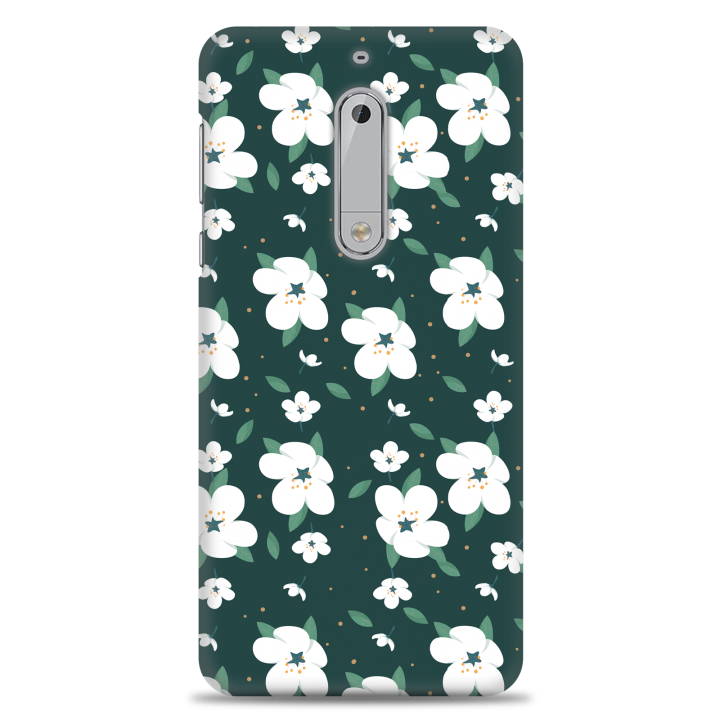 Back Cover For Nokia 5 Flora Design | Daraz.lk