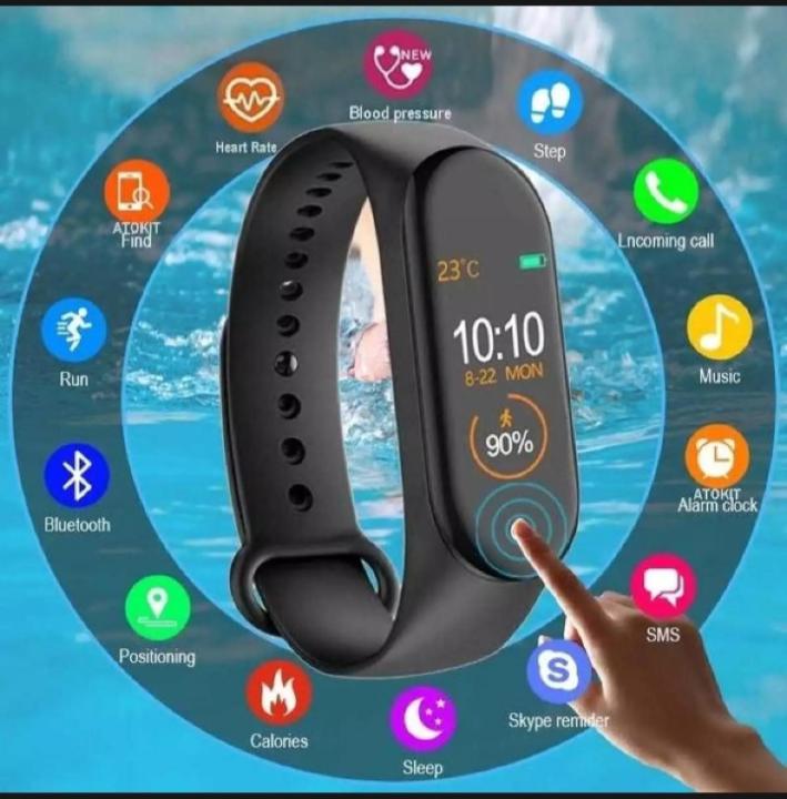 M4 Smart Band Sports Fitness Bracelet Smart Watch | Daraz.lk