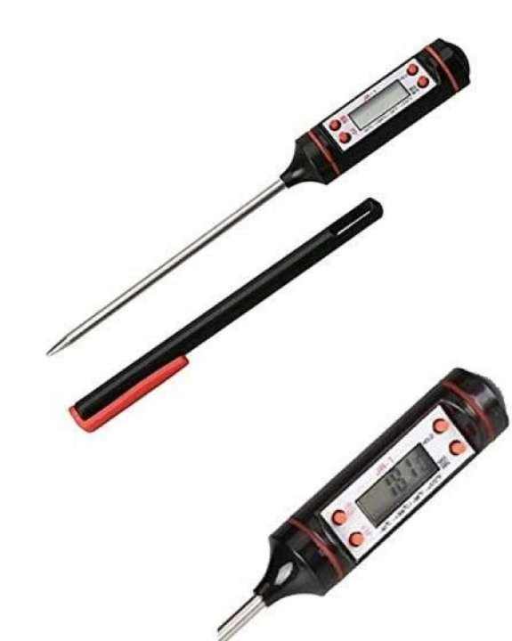 Cake Decor Digital Food Thermometer JR-1 with Stainless Steel Sensor ...