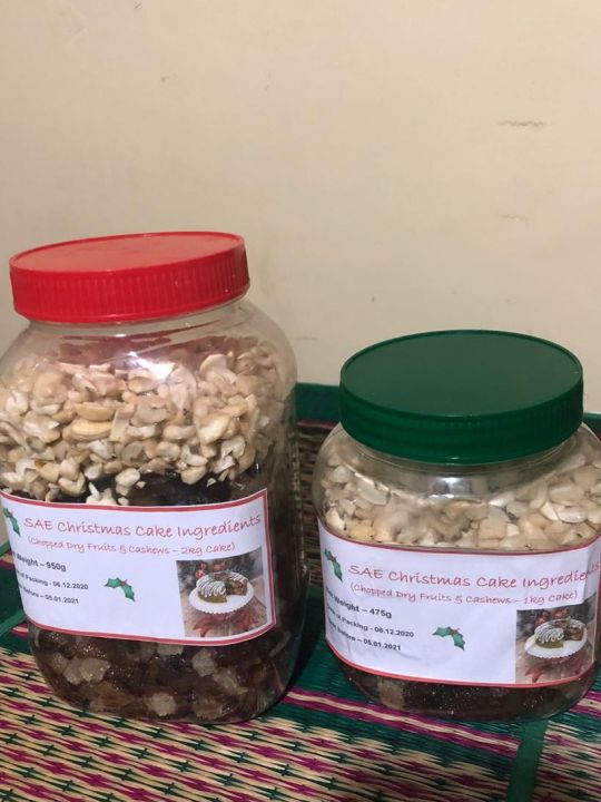 SAE Christmas Cake Ingredients 2Kg Cake | Daraz.lk