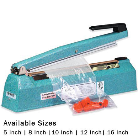 12 inch Polythene Hand Impulse Sealer Metal Body -1 Year Warranty ...