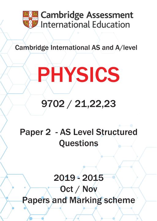 Cambridge International AS And A Level Oct/Nov - Physics Past Paper 2 ...