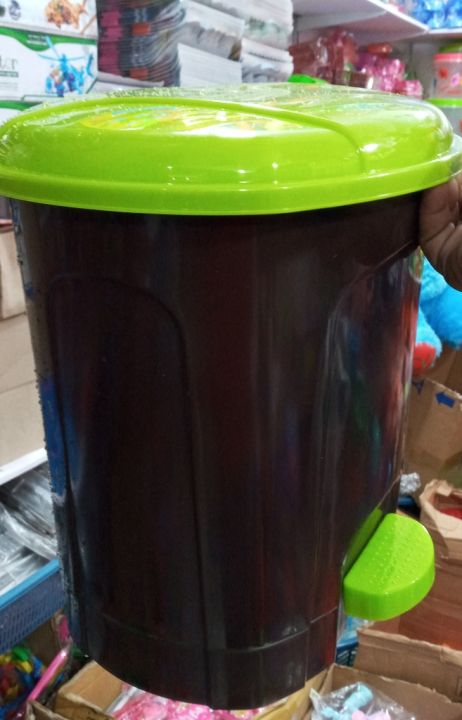 Plastic Dustbin -Multi colors | Daraz.lk
