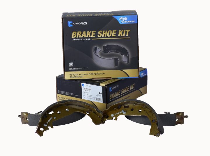 CWORKS Brake Shoes C140198485 for Toyota Car 04495-52170 Toyota Corolla NXE161 Yaris NCP130 ...