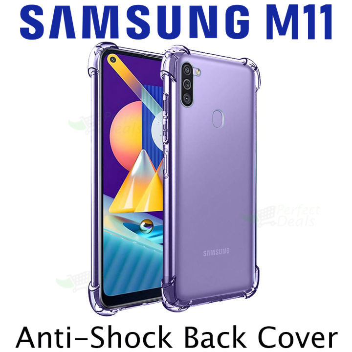 Mongo Samsung Galaxy M11 Soft Silicone TPU Case with anti-shock ...