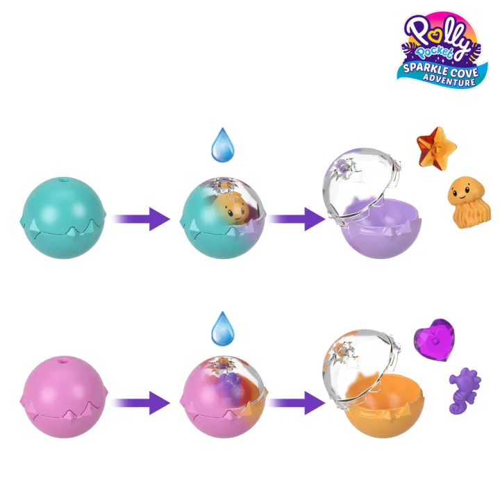 (Preorder)Polly Pocket Sparkle Cove Adventure Island Treasure Chest ...