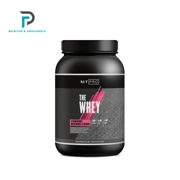 The Whey Protein - Strawberry Milkshake - 1 kg | Shop.com.mm