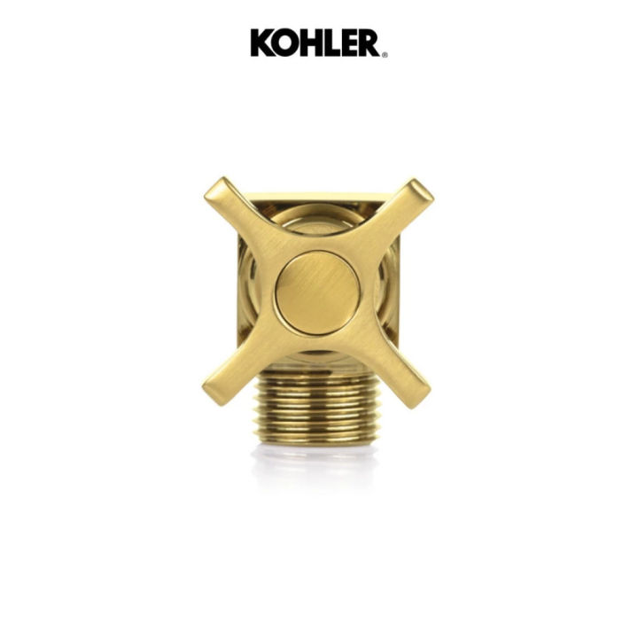 (Preorder) KOHLER Stop valve (Brushed modern brass finishes) Gold ...