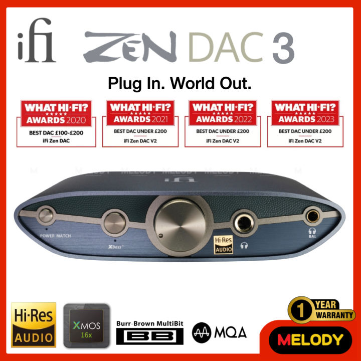 (Preorder) iFi Zen DAC V3 Headphone DAC Amplifier, WHAI HI-FI AWARDS Hi ...