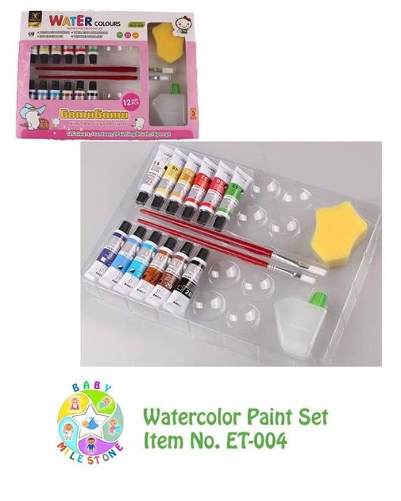 Baby Milestone Watercolor Paint Set | Shop.com.mm