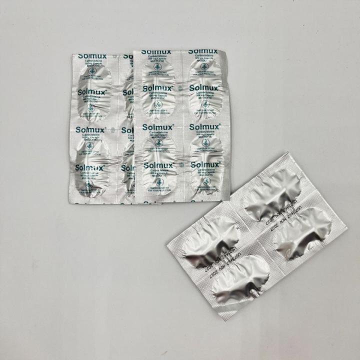 Solmux (1x4's) (for the relief of cough associated with excessive and ...