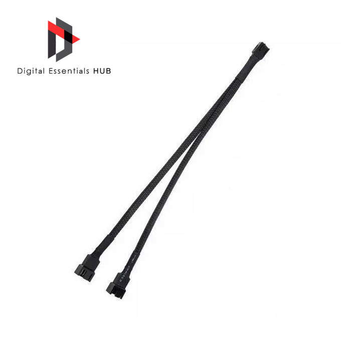 2 Way 4 Pin PWM Fan Splitter Cable, PC PWM Extension Cable | Shop.com.mm