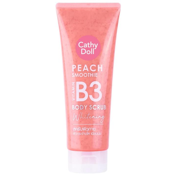 Cathy Doll_Peach Smoothie Vitamin B3 Body Scrub 320g | Shop.com.mm