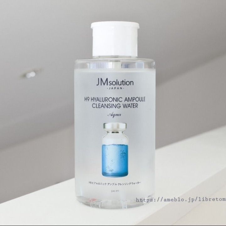 Jmsolution H9 hyaluronic Ampoule Cleansing Water Aqua 850ml | Shop.com.mm