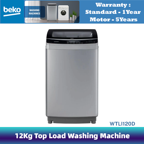 Beko 12kg Top Load Washing Machine WTLI120D | Shop.com.mm