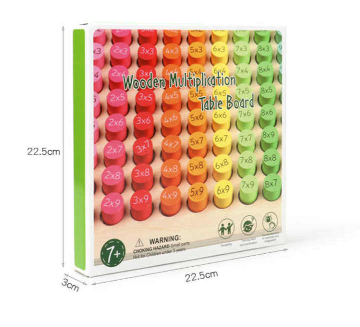 Wooden Multiplication Table board | Shop.com.mm