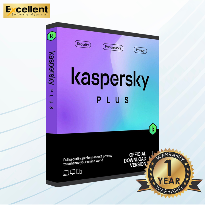 Kaspersky Plus [ One Year 1 Device ] | Shop.com.mm