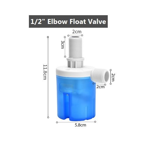 iBis_ New design 1/2" Elbow Float Valve Water Level Automatic Control ...