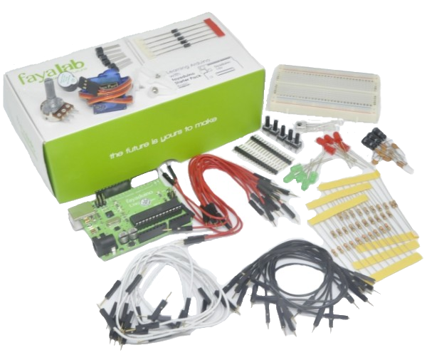 Arduino Starter Kit Learn Arduino With Fayaduino Starter Pack Mm