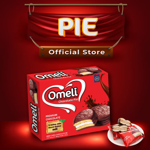 Omeli Chocolate Pie (8 Boxes Per Carton) | Shop.com.mm