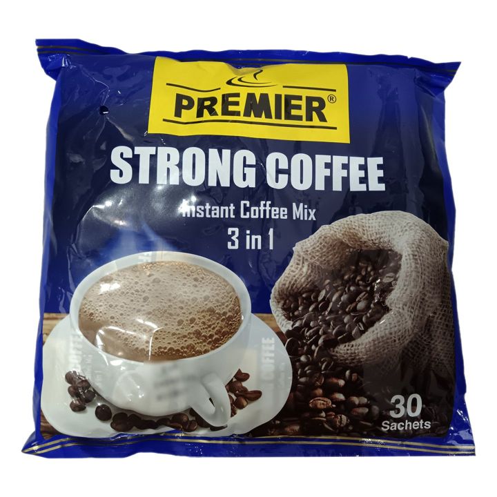 Premier Strong Coffee Instant Coffee Mix 3 in 1 30Sachets | Shop.com.mm