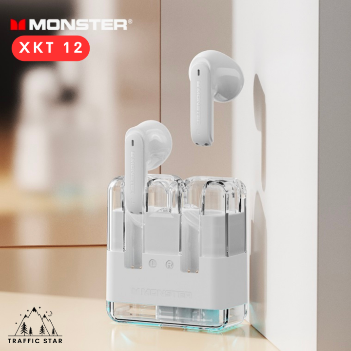 Monster XKT12 Gaming Earphones BT 5.3 TWS HIFI Sound Earbuds Noise ...