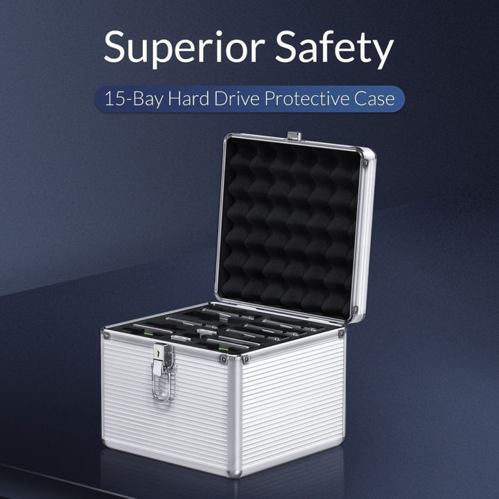 (Preorder) ORICO BSC Hard Disk Storage Box, Shockproof with Lock ...