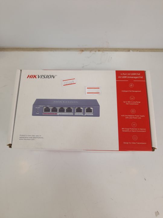 Hik POE Switch DS-3E0106P-E/M(120669)MML | Shop.com.mm