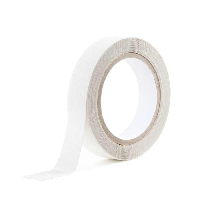 👣anti Slip White Adhesive Tape🛗ခြေမချော်တိပ်📏 Mm