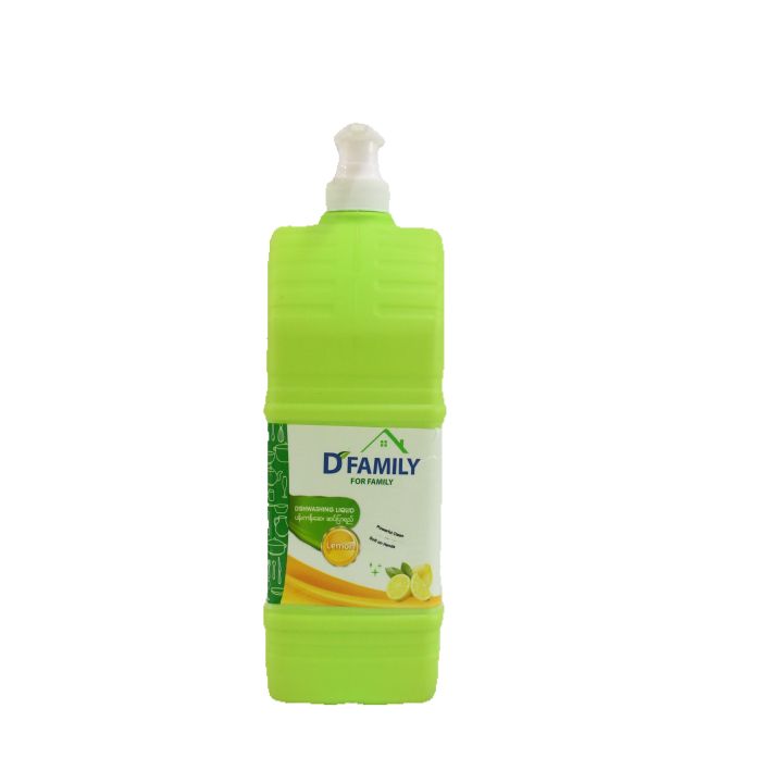 D Family Dishwashing Liquid 1.2L (Lemon) | Shop.com.mm
