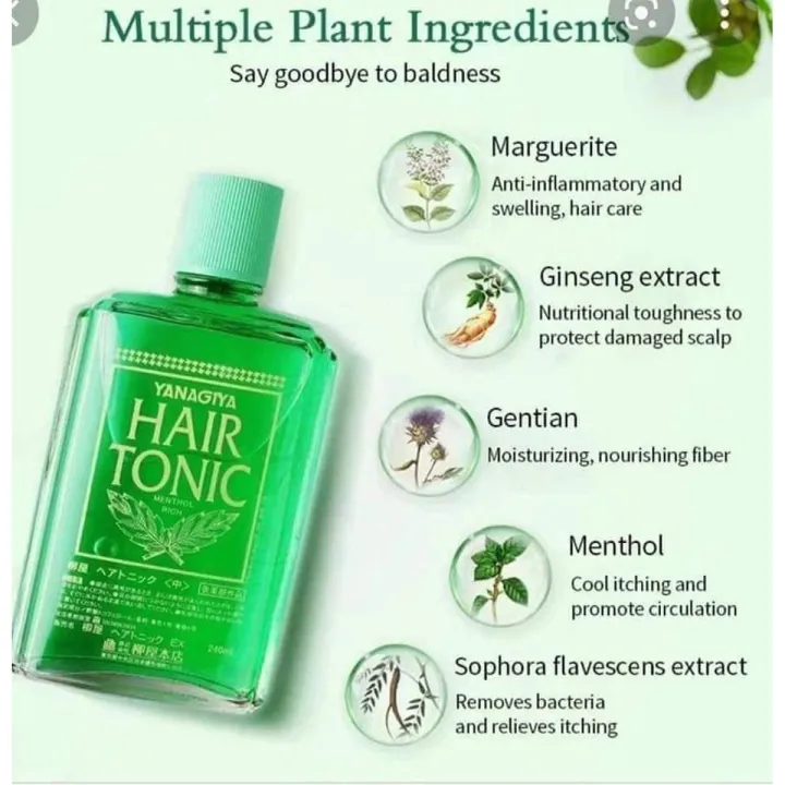 Japan Yanagiya Hair Tonic 240ml | Shop.com.mm