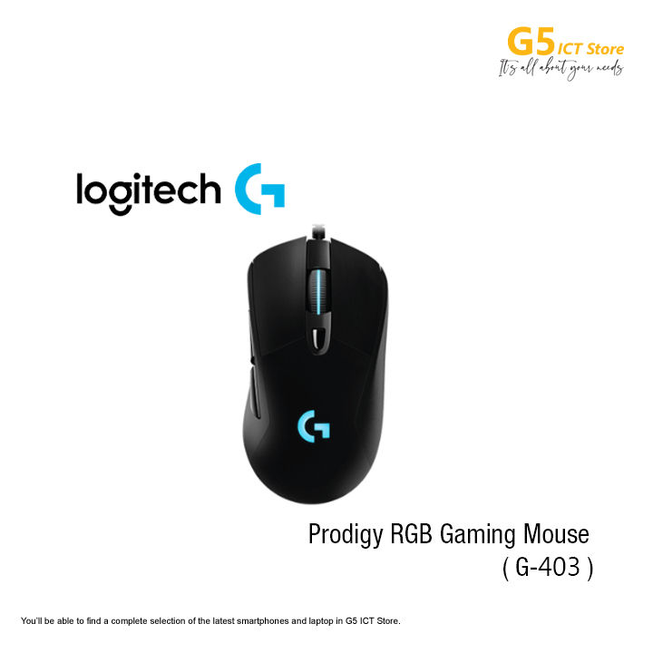 Logitech G403 Prodigy RGB Gaming Mouse | Shop.com.mm
