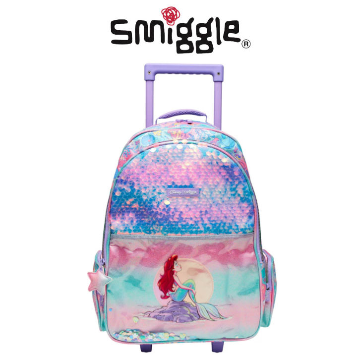 [Smiggle] Singapore Preorder Disney Princess Trolley Backpack With ...