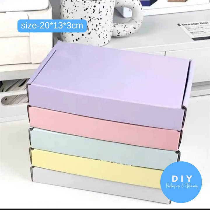 Pastel Colour Mailer Box (10pcs) | Shop.com.mm