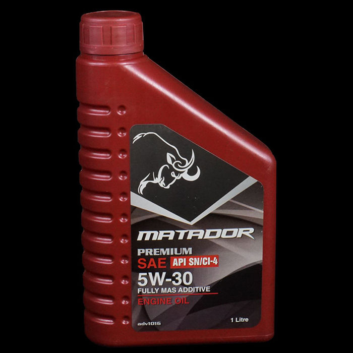 Matador Premium SAE 5W-30 API SN/CI4 Fully Synthetic MAS Additive (1 ...