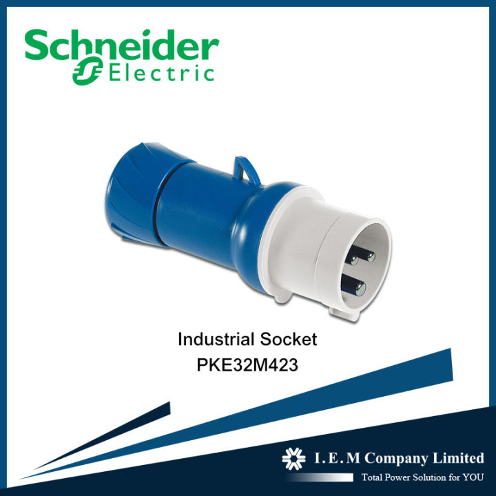 Schneider PratiKa wander plug - straight - 32 A - 2P + E - 200...250 V ...