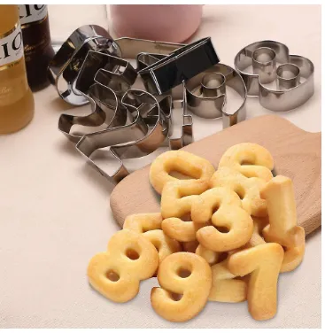Number Cookies Cutter Set | Shop.com.mm