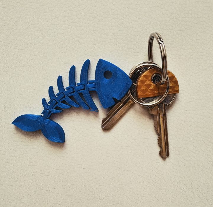 CUTE FLEXI PRINT-IN-PLACE FISH (3D Printed) | Shop.com.mm