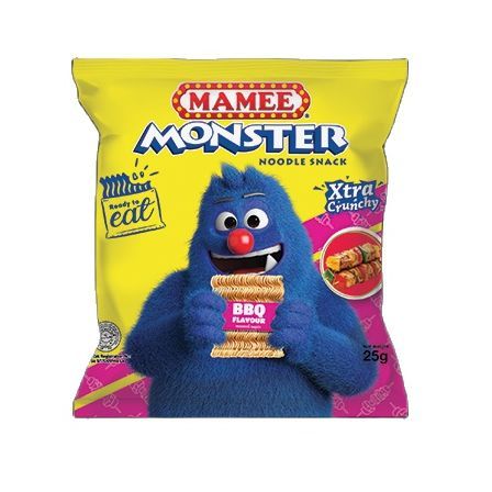 Mamee Monster Barbeque 25g (30pcs) | Shop.com.mm