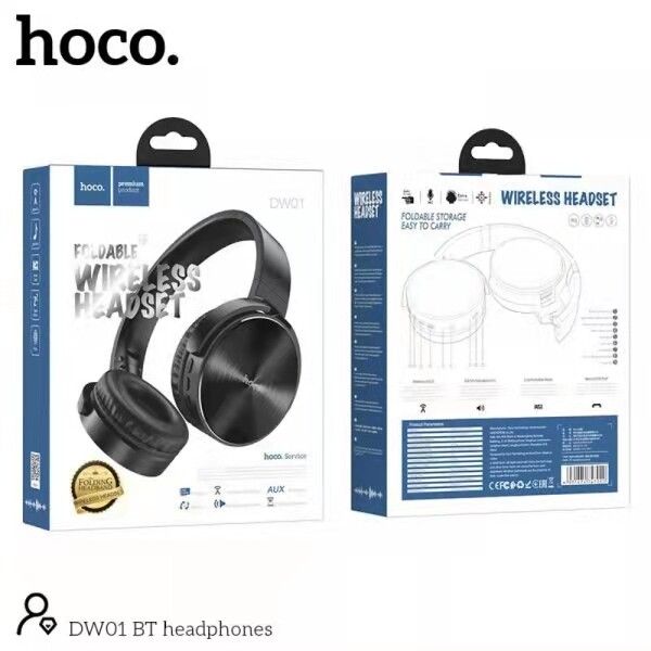 Hoco DW01 Foldable Wireless Headset | Shop.com.mm