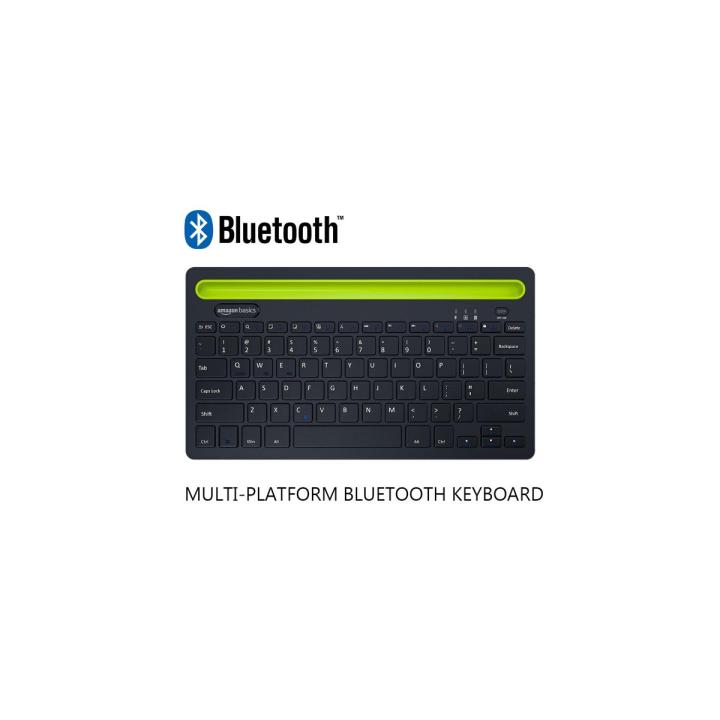 Tech Infinite Wireless Bluetooth Multi-Device Keyboard for Windows, Apple iOS Android Or Chrome ...