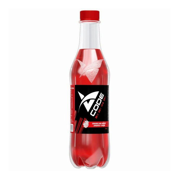 Vcode Sparkling Berry Energy Drink 330ml x 12Bot (12pc) | Shop.com.mm